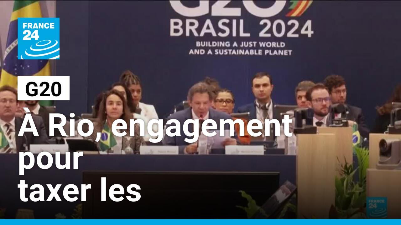 A Rio, le G20 s'engage à "coopérer" pour taxer les super-riches - France 24